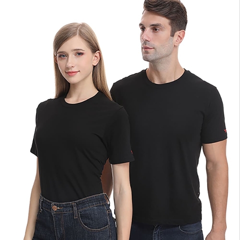 쿠마마켓 - BFL순면 반팔셔츠 3장 세트 (3color)